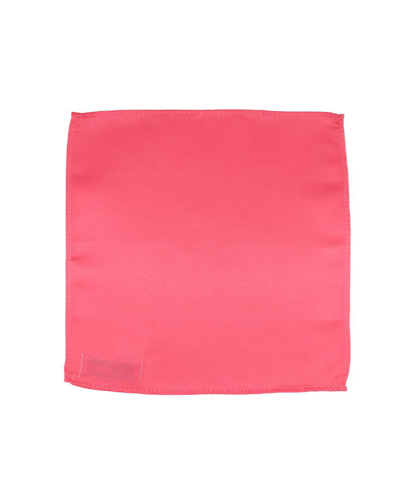 Candy pink pocket square - Satin colors - HOW TO Accessories for men
